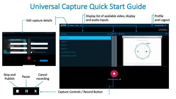 Engage Help - Recording using Universal Capture Personal