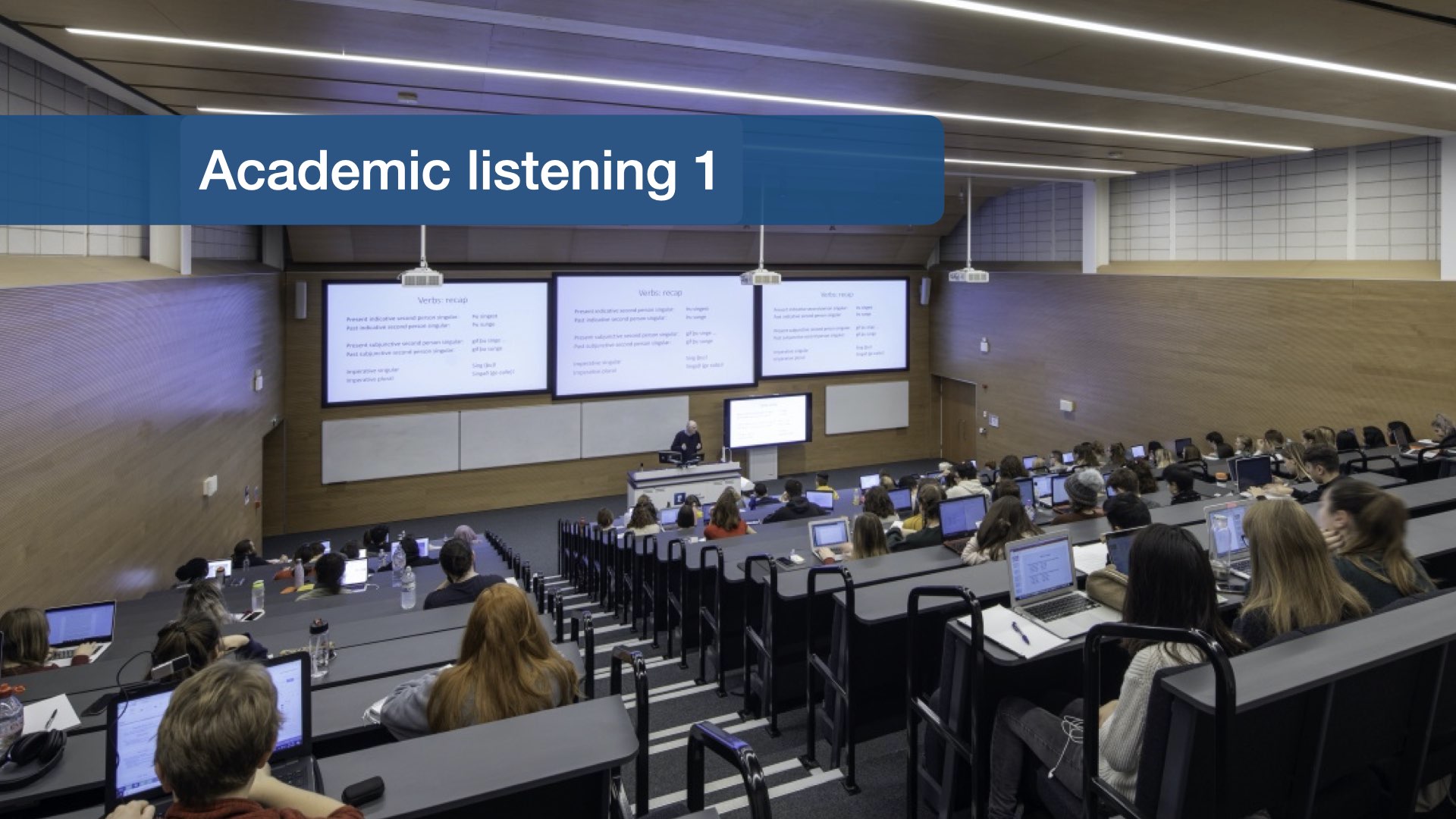 Academic listening 1