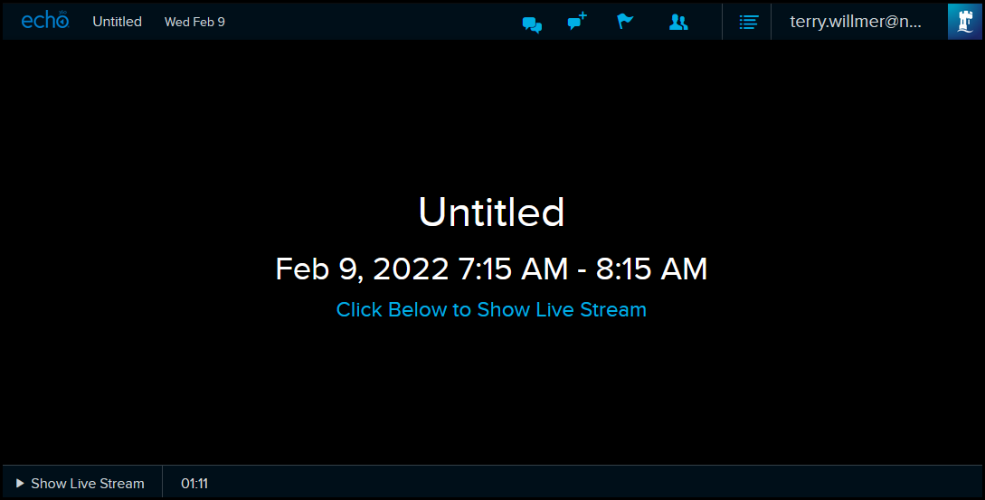 Watching Live Stream